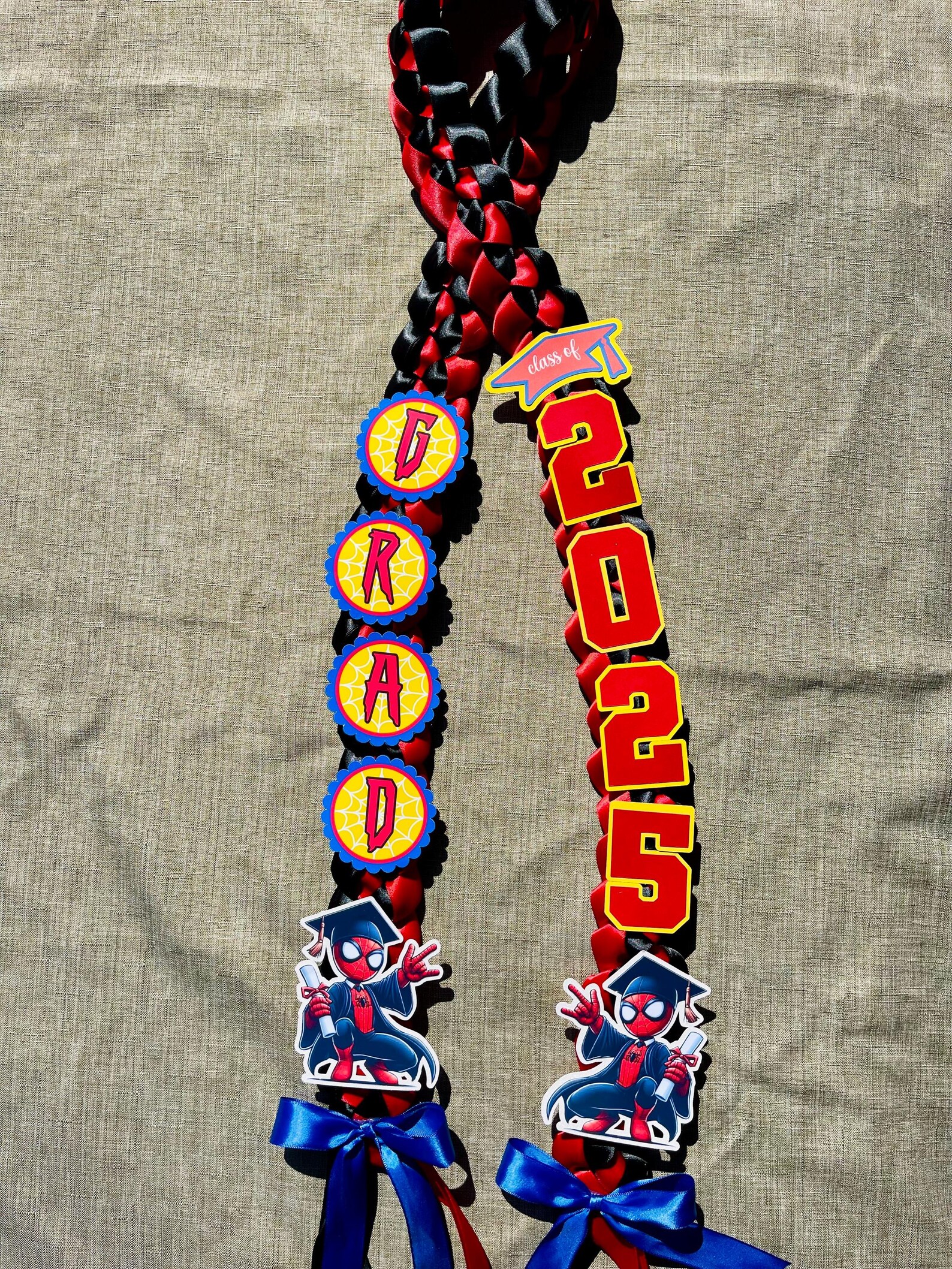 Custom Graduation Lei: Class of 2026 Ribbon Lei, Personalized Keepsake ...
