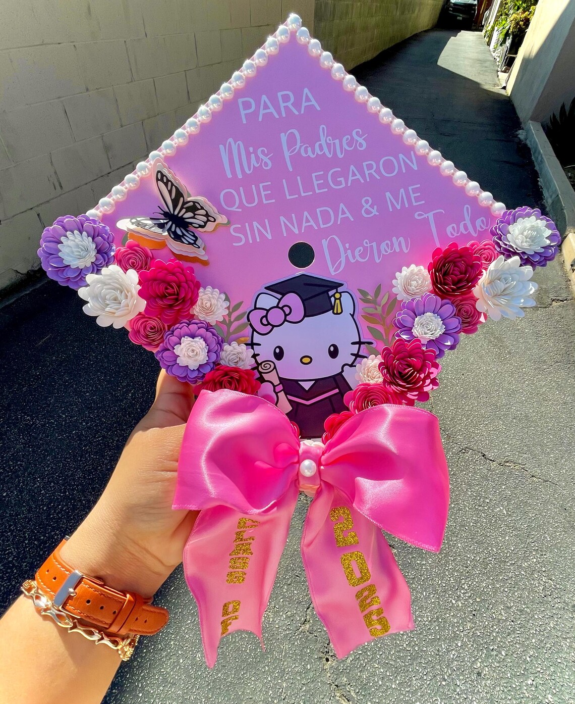 Hello Kitty Graduation Gift Graduation Senior Year Grad Nite Cap Topper ...