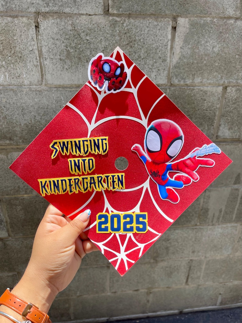 Personalized Graduation Cap Topper, Marvel-inspired, Handmade - Etsy
