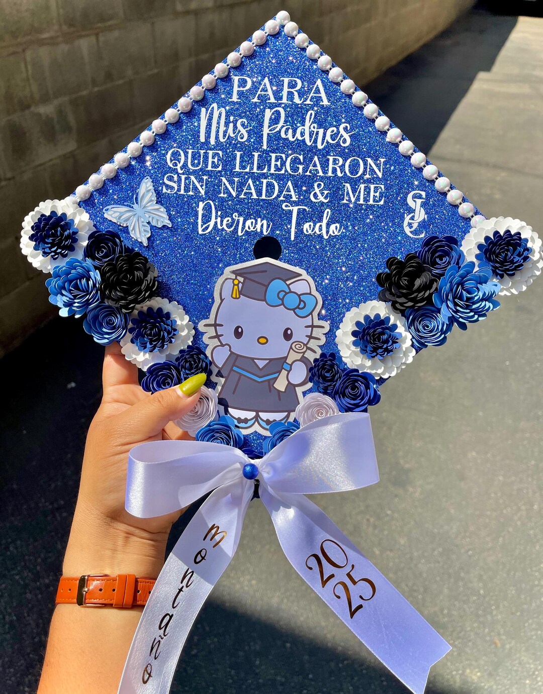 Hello Kitty Graduation Gift Graduation Senior Year Grad Nite Cap Topper ...