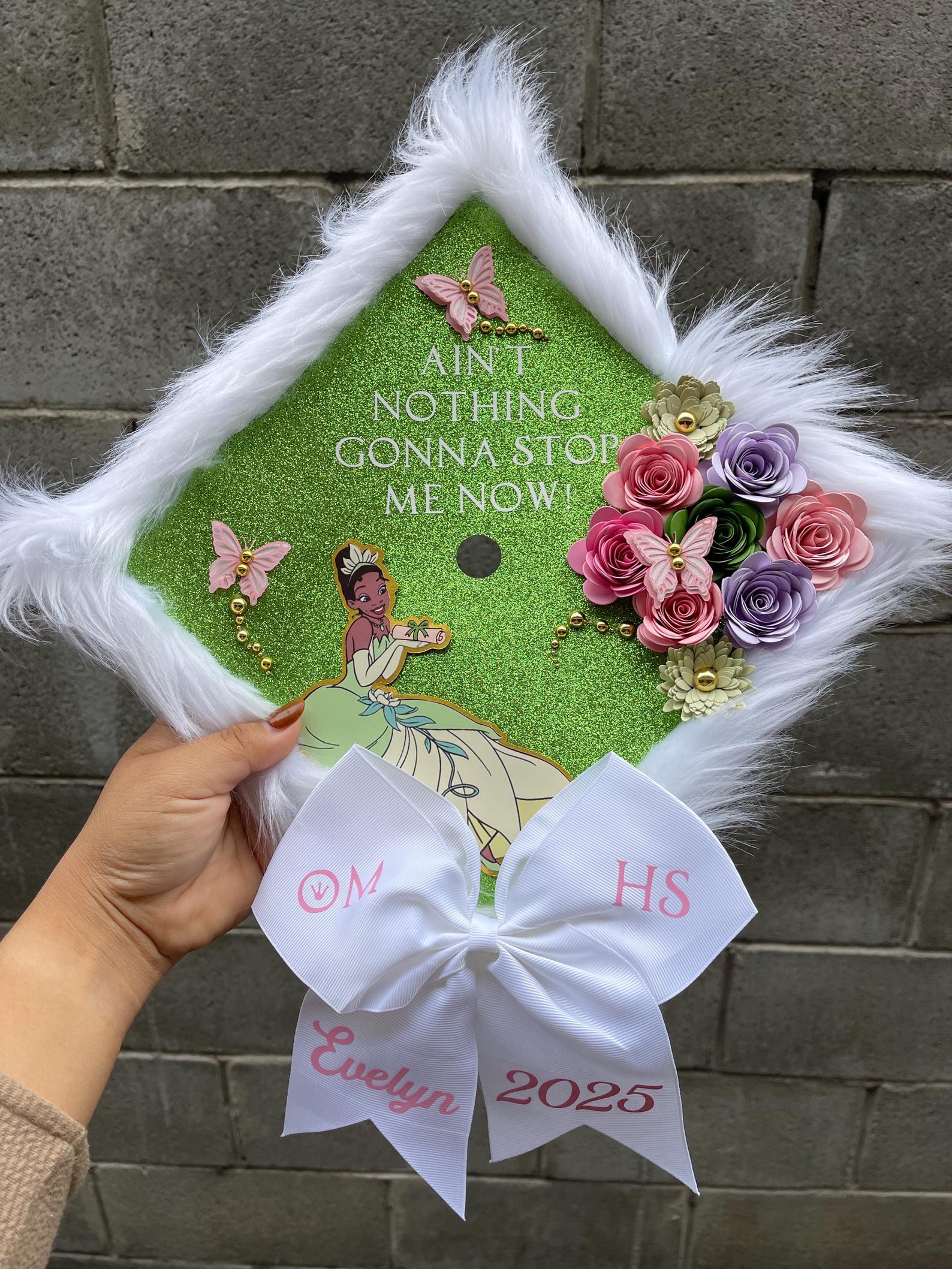 Princess Graduation Gift Frog Princess Cap Senior Year Green Theme ...