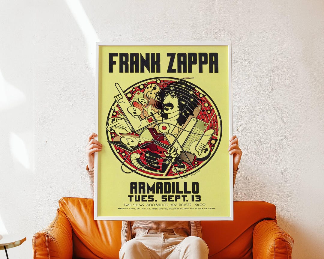 70s Psychedelic Rock Poster, Vintage Underground Concert Print ...