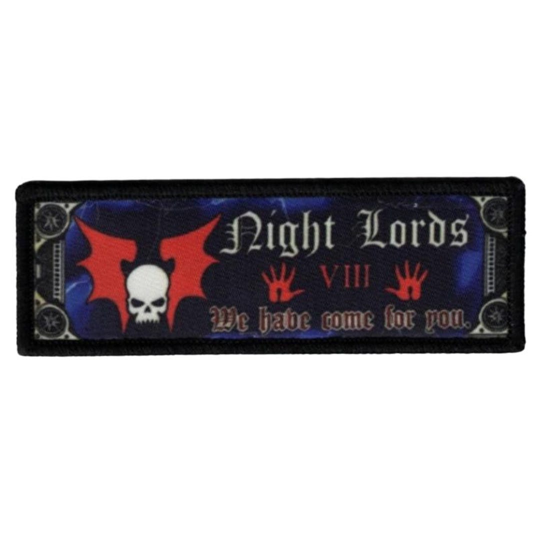 Night Lords Velcro Patch – Warhammer 40K Chaos Space Marine Emblem ...