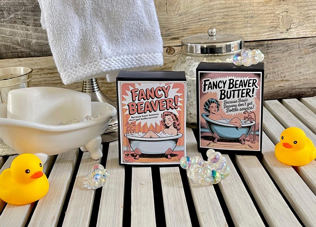 Fancy Beaver Soap: Funny Gag Gift - Etsy