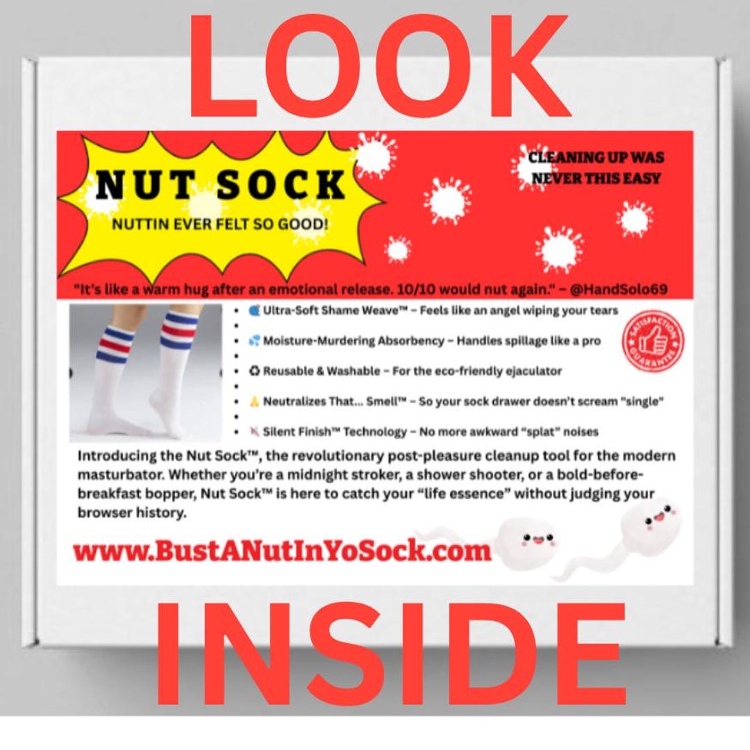 Funny "nutsock" Gag Gift - Hilarious Prank Sock in Gift Box - Etsy