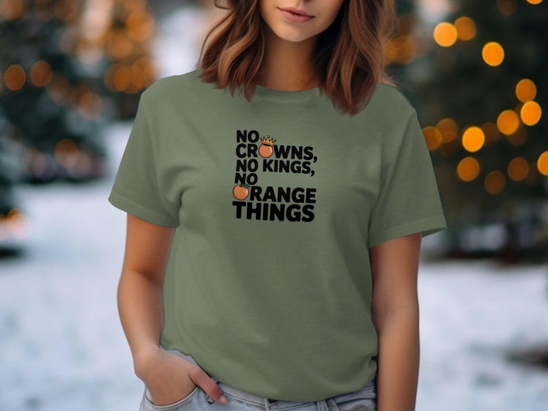No Crowns No Kings T-shirts, No Kings Day, Funny Saying T-shirts ...