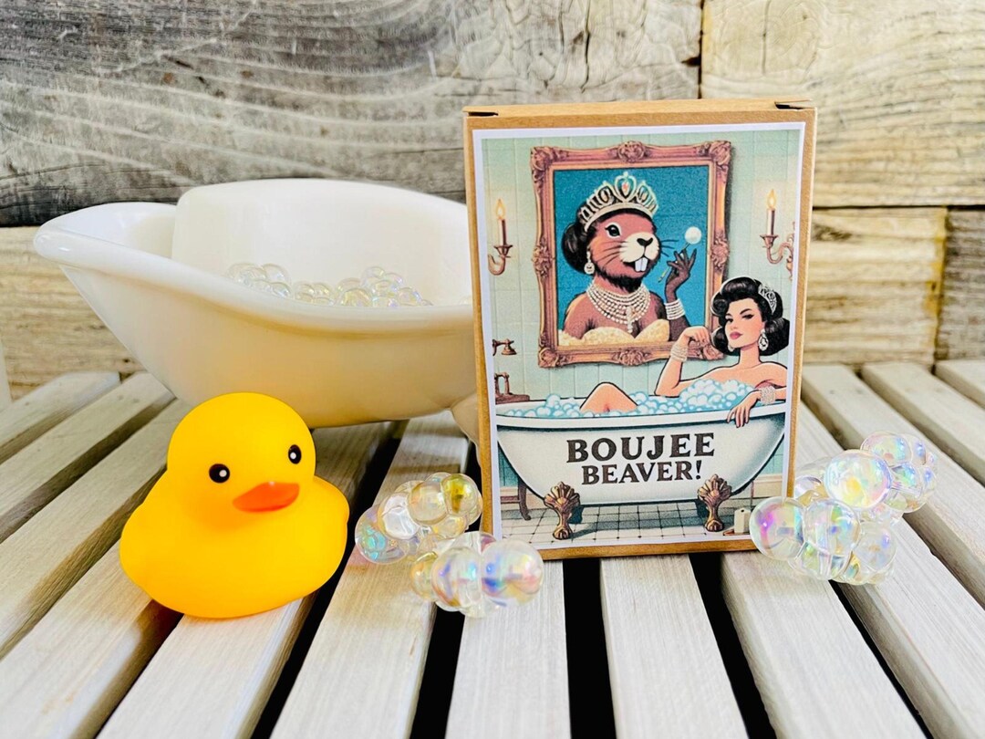 Boujee Beaver Generic Soap: Funny Bath Gag Gift - Etsy