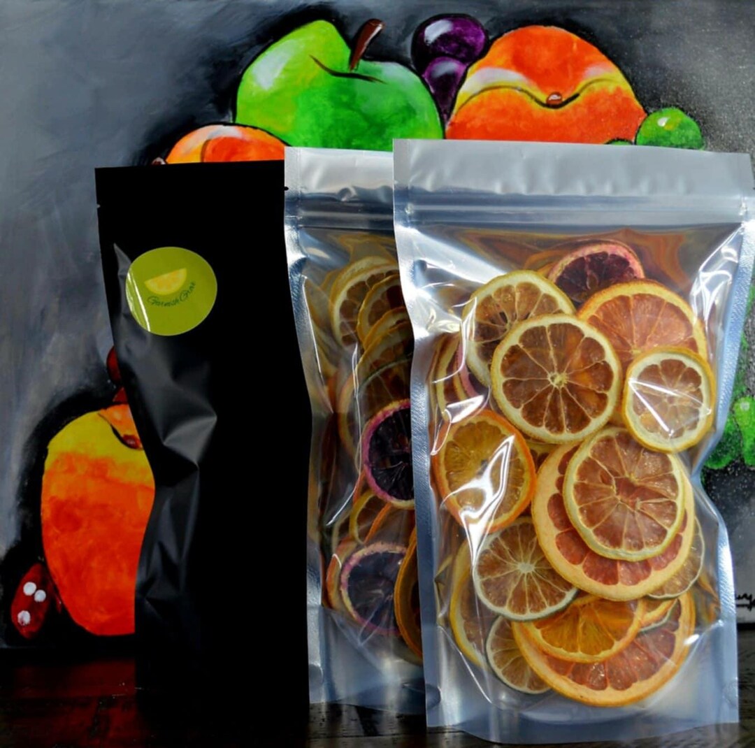 Large Dried Citrus Fruits Mix - Resealable Citrus Bag - 100+ Piece ...
