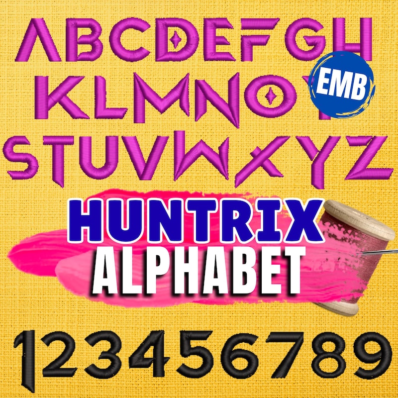 Huntrix Logo Font - Etsy