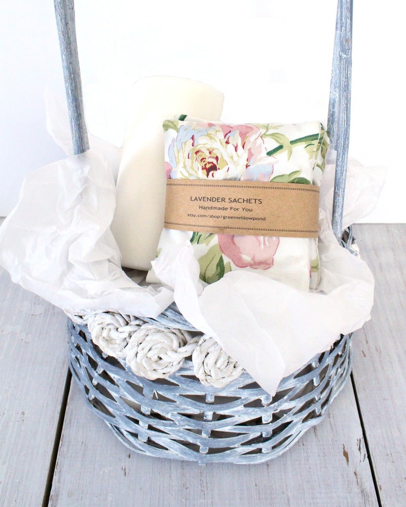 Lavender Sachets for Bridal Favors Gift Baskets. Pink Rose | Etsy