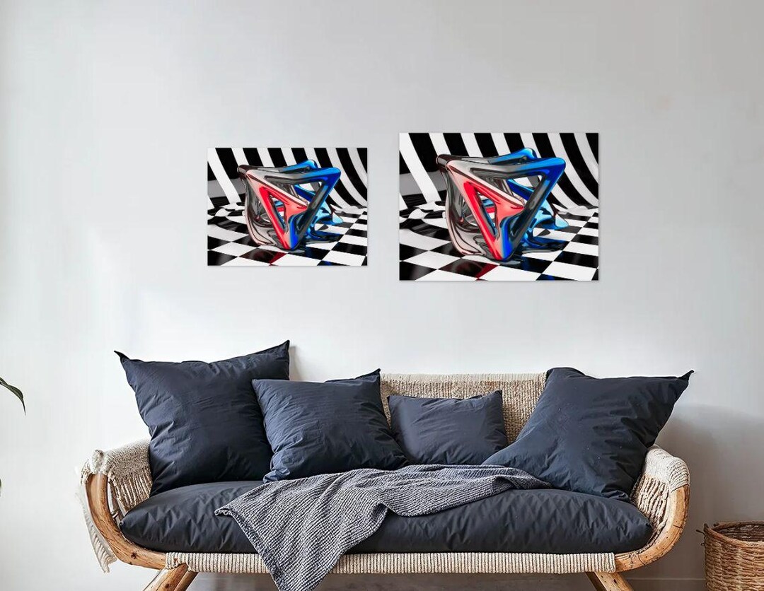 Murals Mathematics Geometry 3D Wallpaper Children's Room Modern Elegant ...