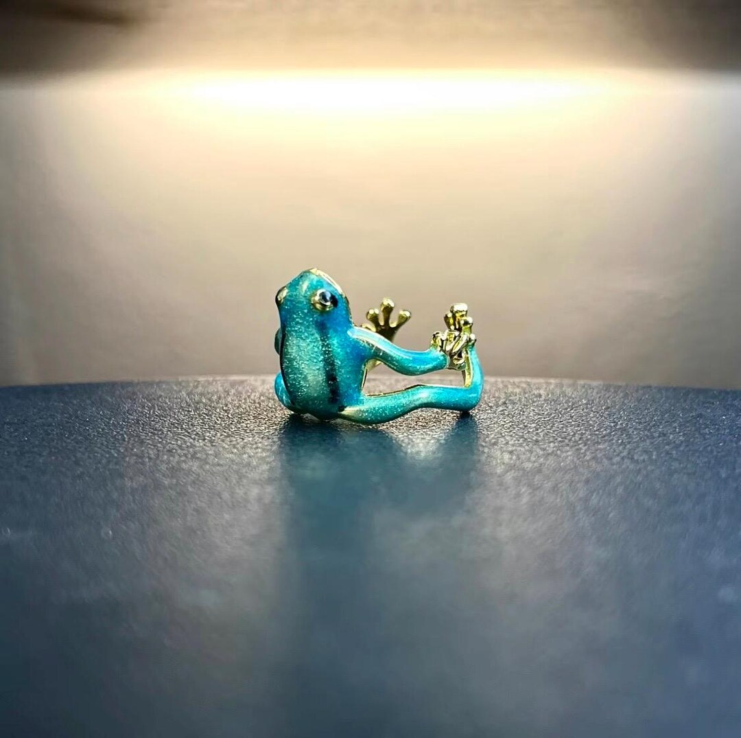 Lucky Frog Ring Jewlery, Symbol of Nature and Trees, Frog Rings, Toad ...