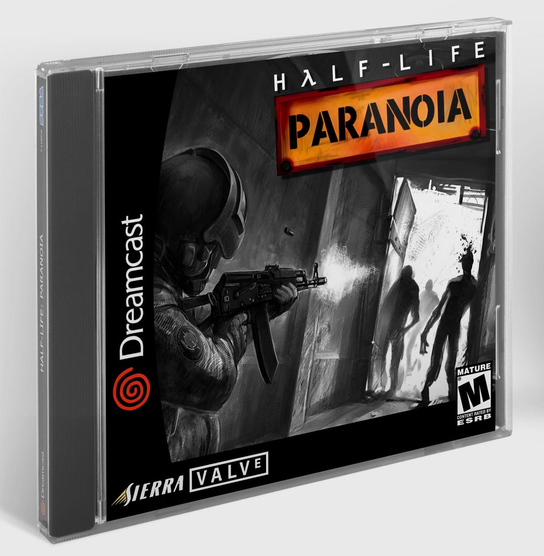 Half-life: PARANOIA - Sega Dreamcast Edition W/ Reversible Artwork - Etsy