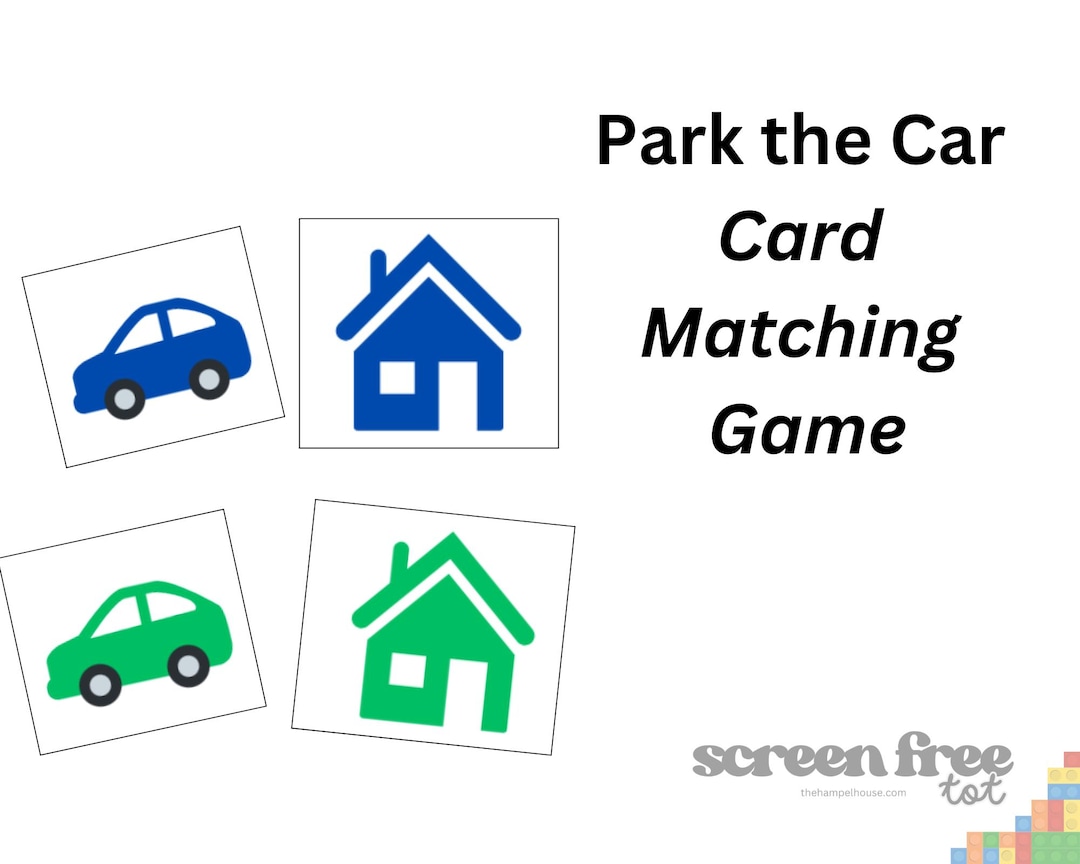 Printable Car Color Matching Game for Toddlers | Screen-free Activity ...