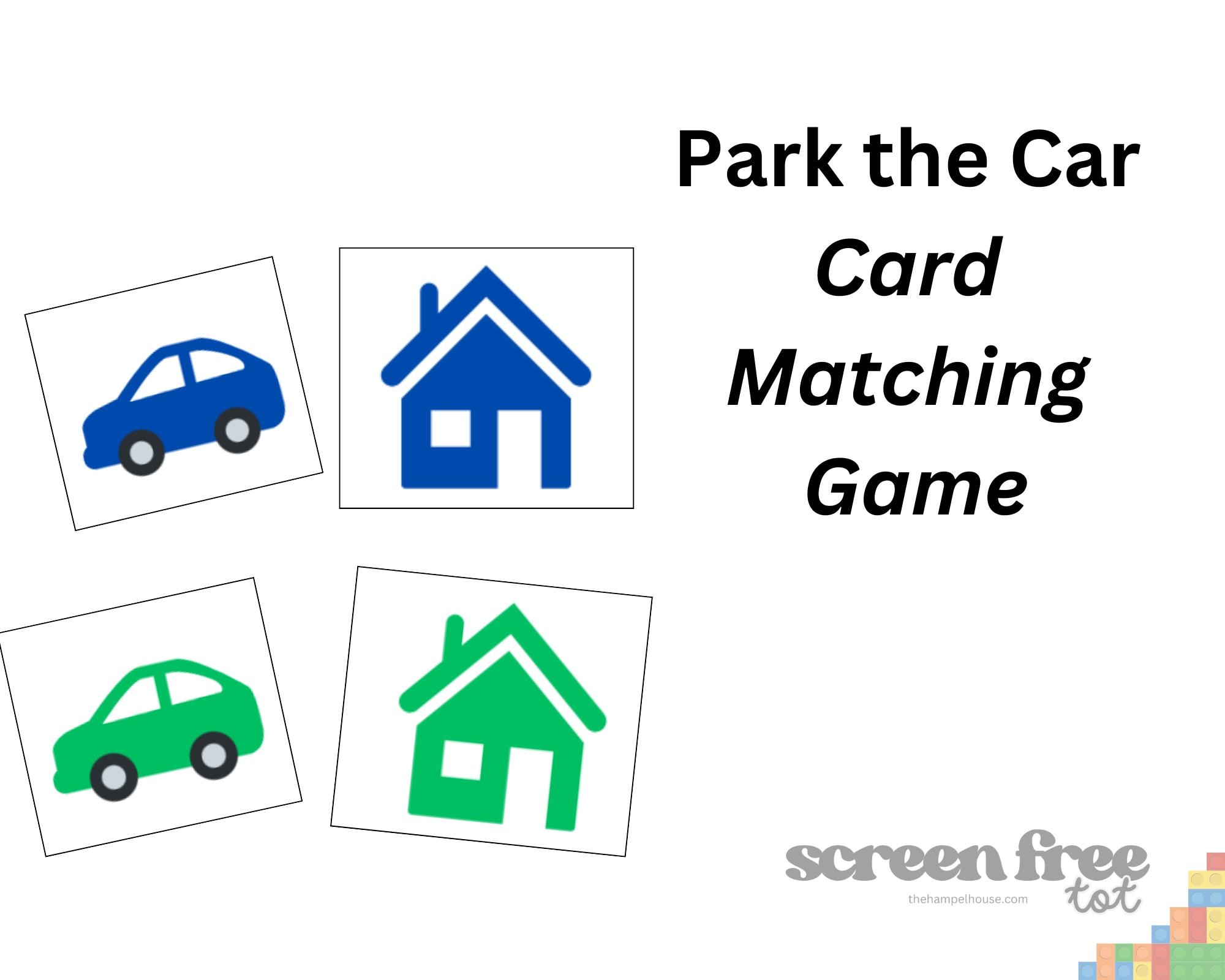 Printable Car Color Matching Game for Toddlers | Screen-free Activity ...