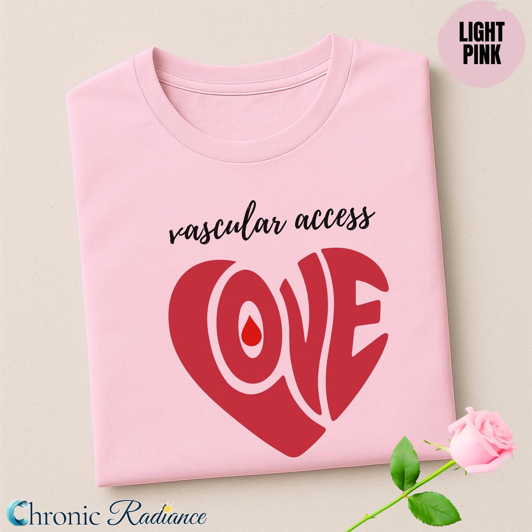Valentine Nurse Shirt – Vascular Access Nurse, Blood Care Tee, Groovy ...