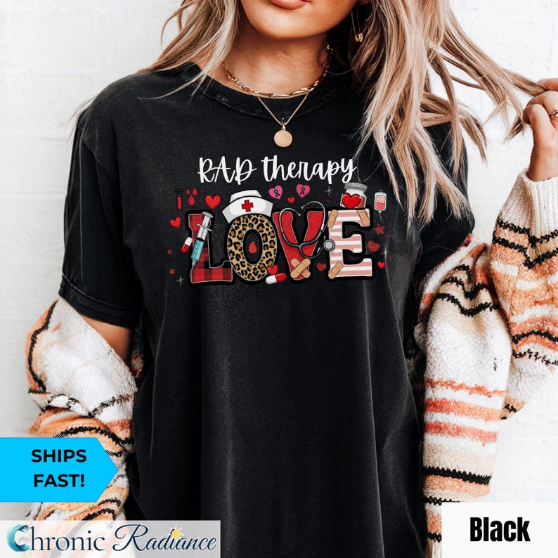 Radiation Therapy Nurse Valentine's Day Shirt: Leopard LOVE Design - Etsy