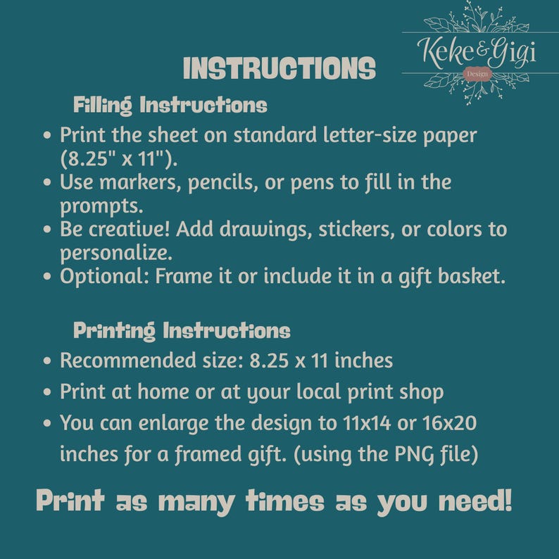 Father's Day Questionnaire: Fill-in-the-blank Printable Activity ...