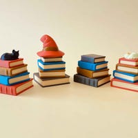 Bookstack 3D Clicker - Colorful Book Stack - Enchanted Books - Mini ...