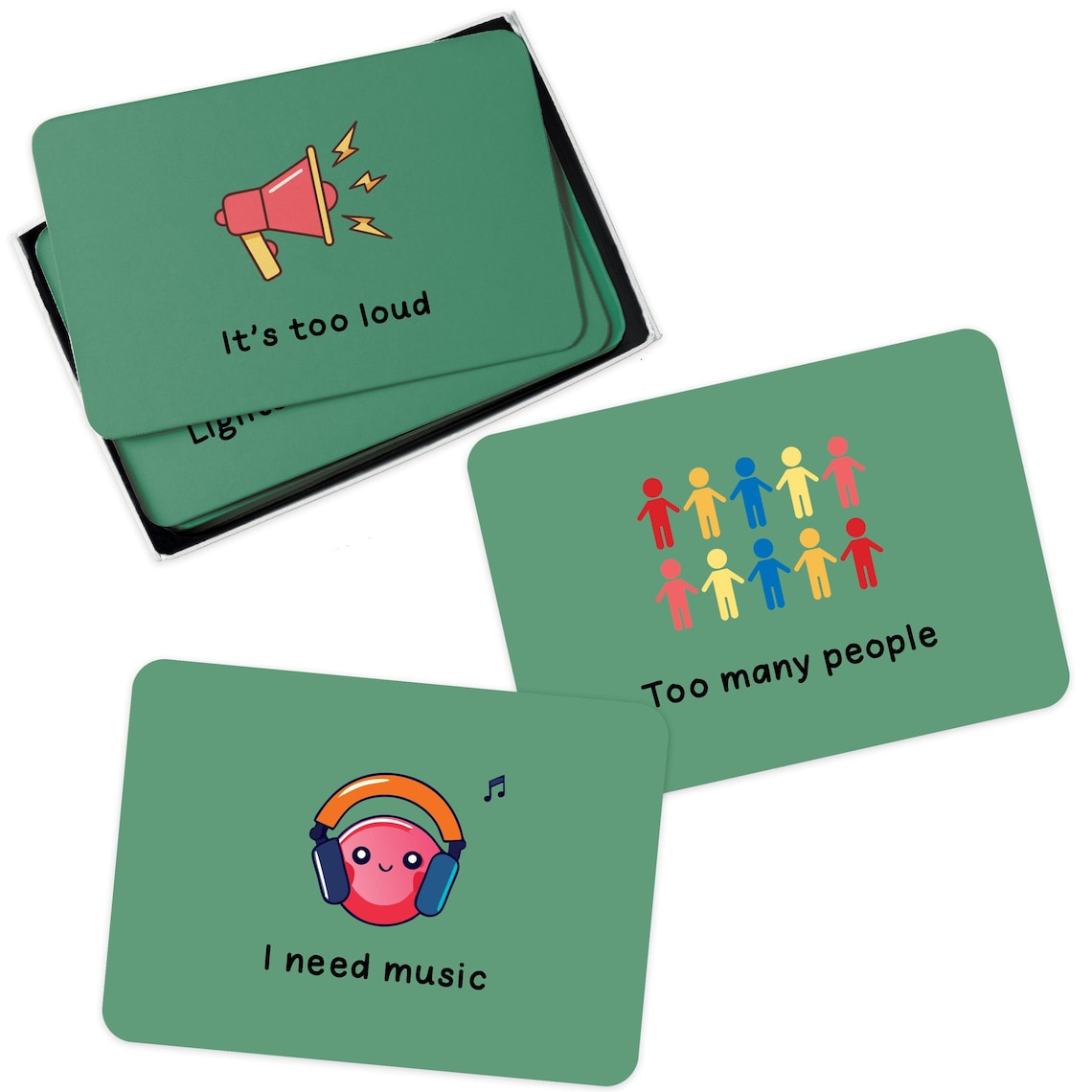 Sensory Trigger Cards | 21 Visual Cue Cards for Sensory Awareness ...