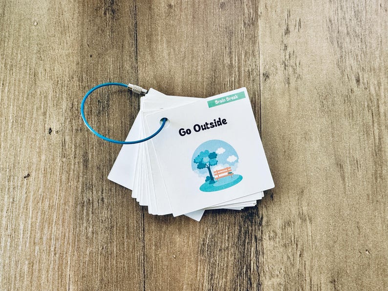 Visual Calm Down Communication Cards / Calming Support Cards / Non ...