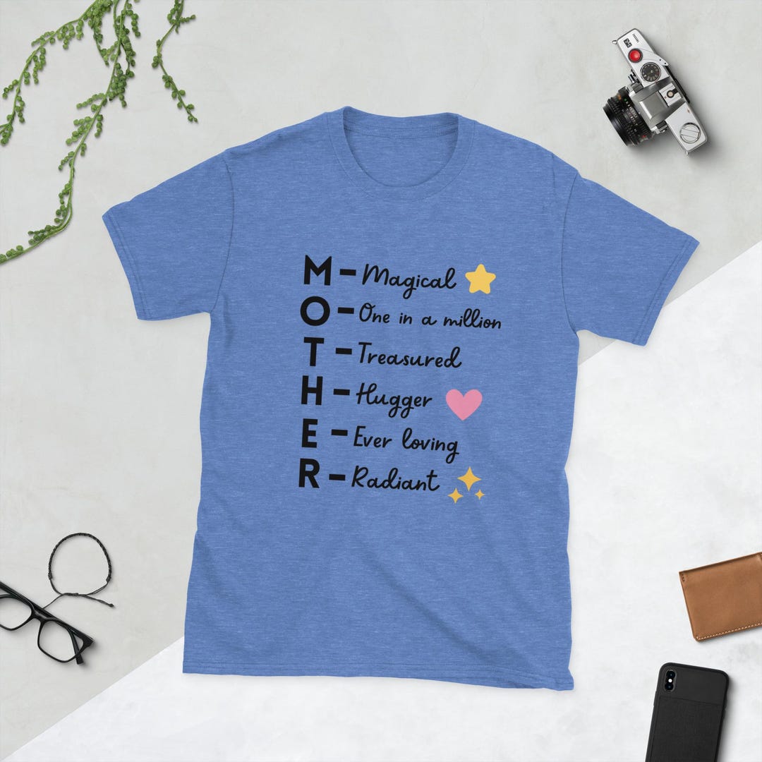 Mother Acronym T-shirt – Mom Definition Tee, Meaning of Mom Shirt ...