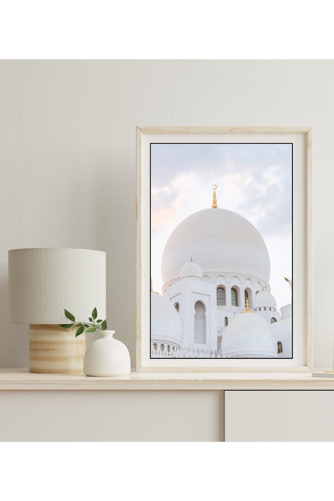 Sheikh Zayed Mosque Poster | Islamic Architecture Wall Art | Abu Dhabi ...