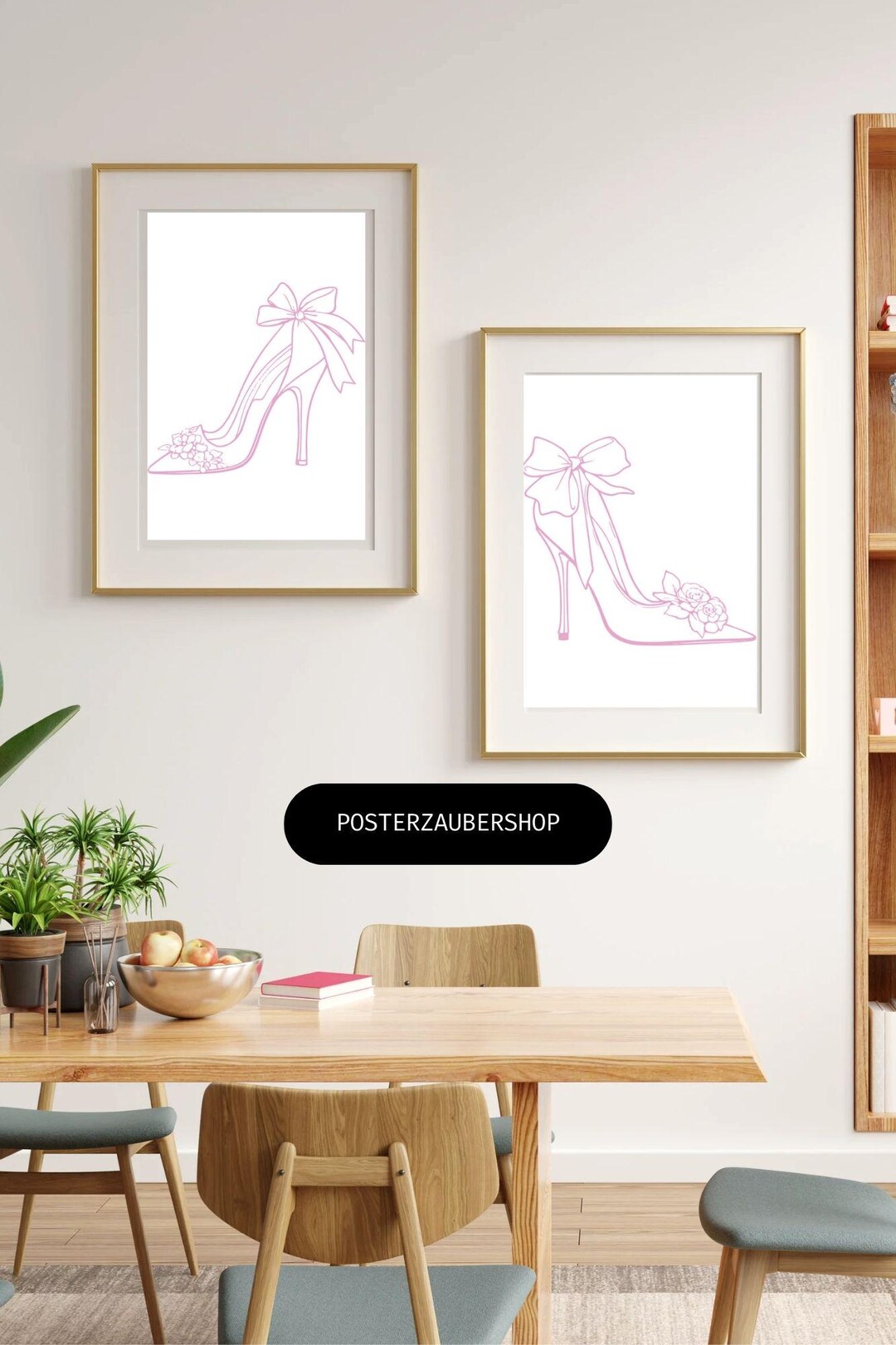 High Heel Poster Set – Elegant Fashion Wall Decoration to Print – 2 ...