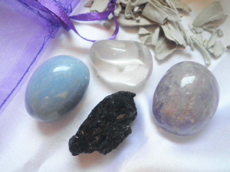 PERSONAL PROTECTION Stones Intentions Kit-when You Desire - Etsy
