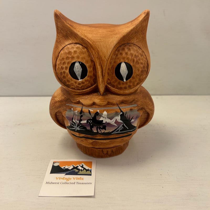 Owl Coin Bank - Etsy