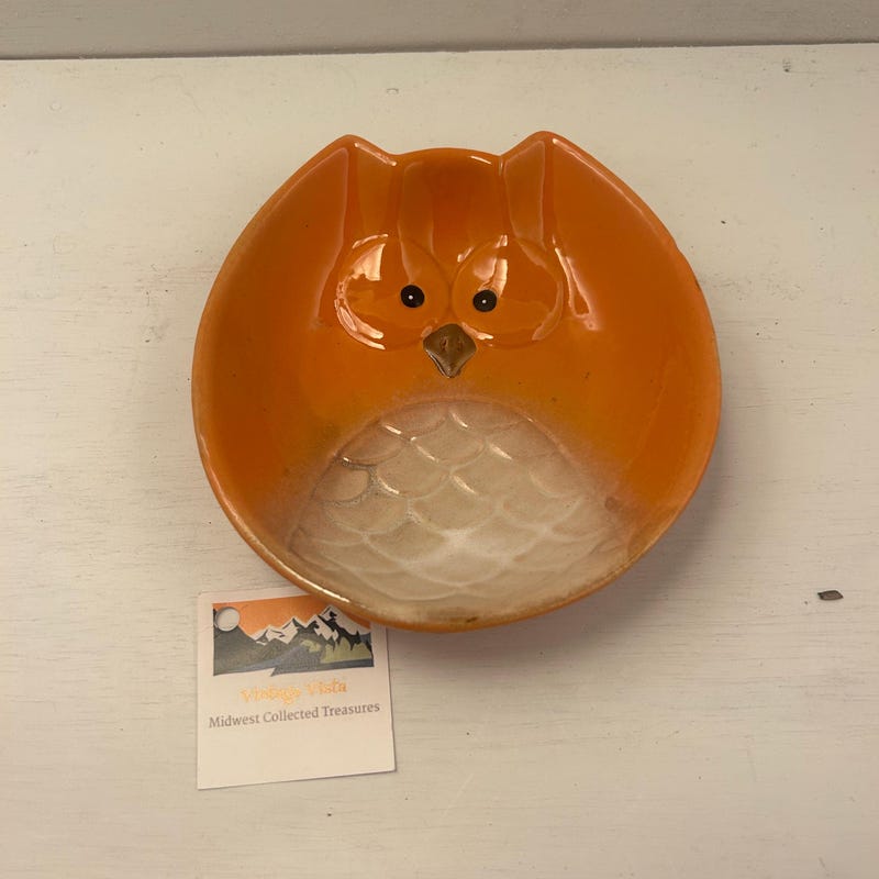 Owl Dish - Etsy