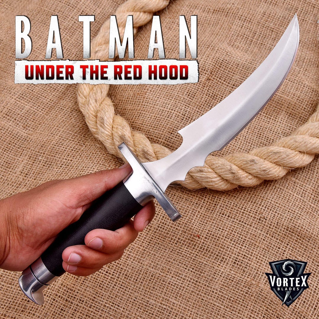 Red Hood Inspired Replica Knife: Batman Cosplay Prop, Anime Gift - Etsy