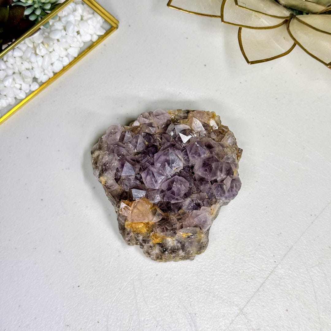 Amethyst Crystal Prism – Organic Cluster With Natural Geometry - Etsy