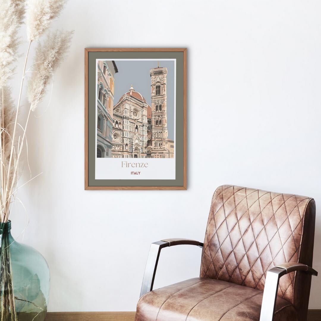 Florence Art Print - Stunning Duomo Art, Scenic Italy Print, Home Decor ...