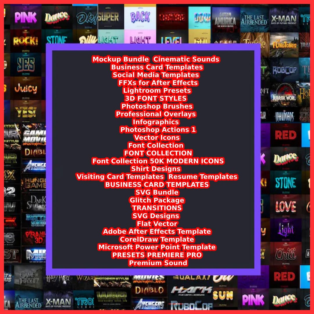 Bigest Designer PACK - Ultimate Design Mega Pack [+60000 Design ...