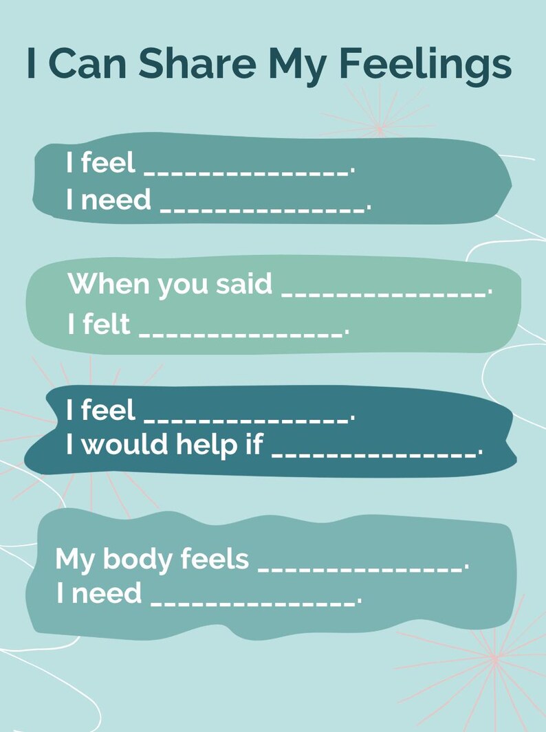 Elementary Emotional Regulation Tools - Etsy