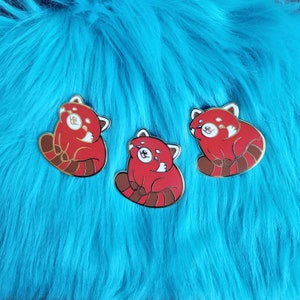 Cute Red Panda, Red Panda Enamel Pin, Cute Pandas, Cute Enamel Pin, Red ...
