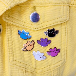 Cute Pink Bat Miniature Enamel Pin Cute Mini Bat Pin Kawaii Bats Kawaii ...