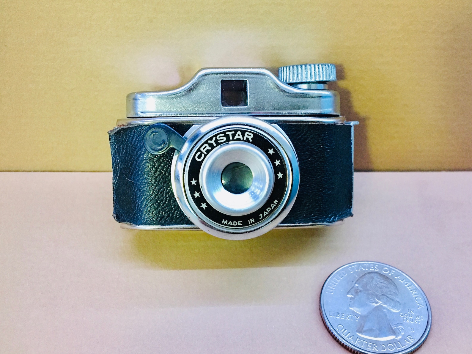 Miniature Spy Camera Crystar Vintage Japanese 1950s With Leather Case ...