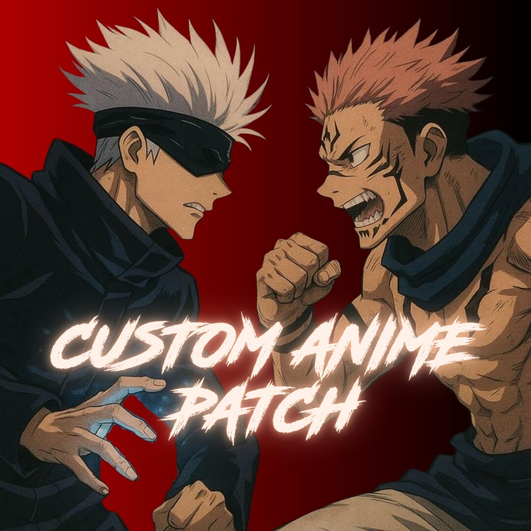 Custom Jujutsu Kaisen Embroidered Patch – Gojo, Sukuna, Toji, Geto ...