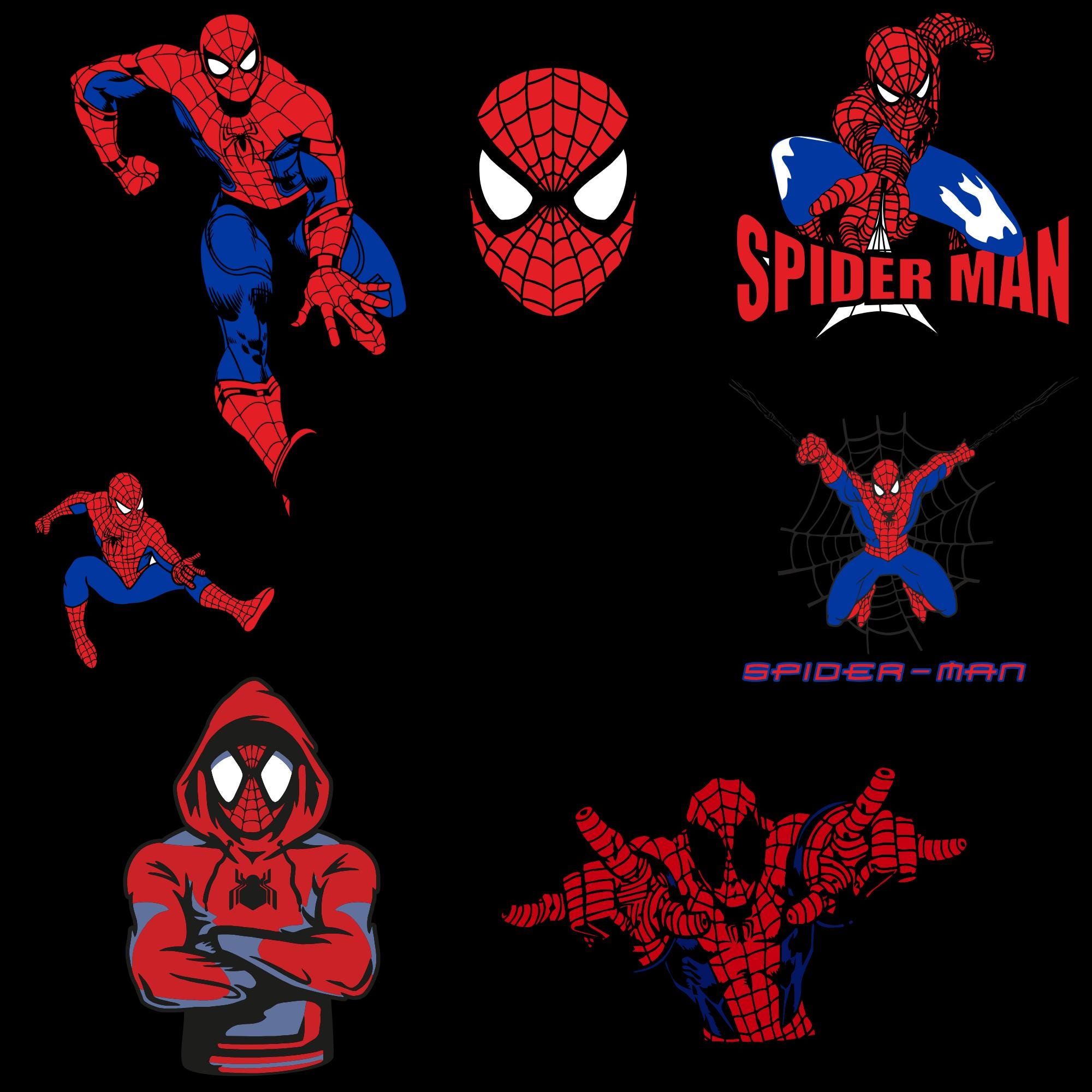 Spiderman SVG File - Etsy
