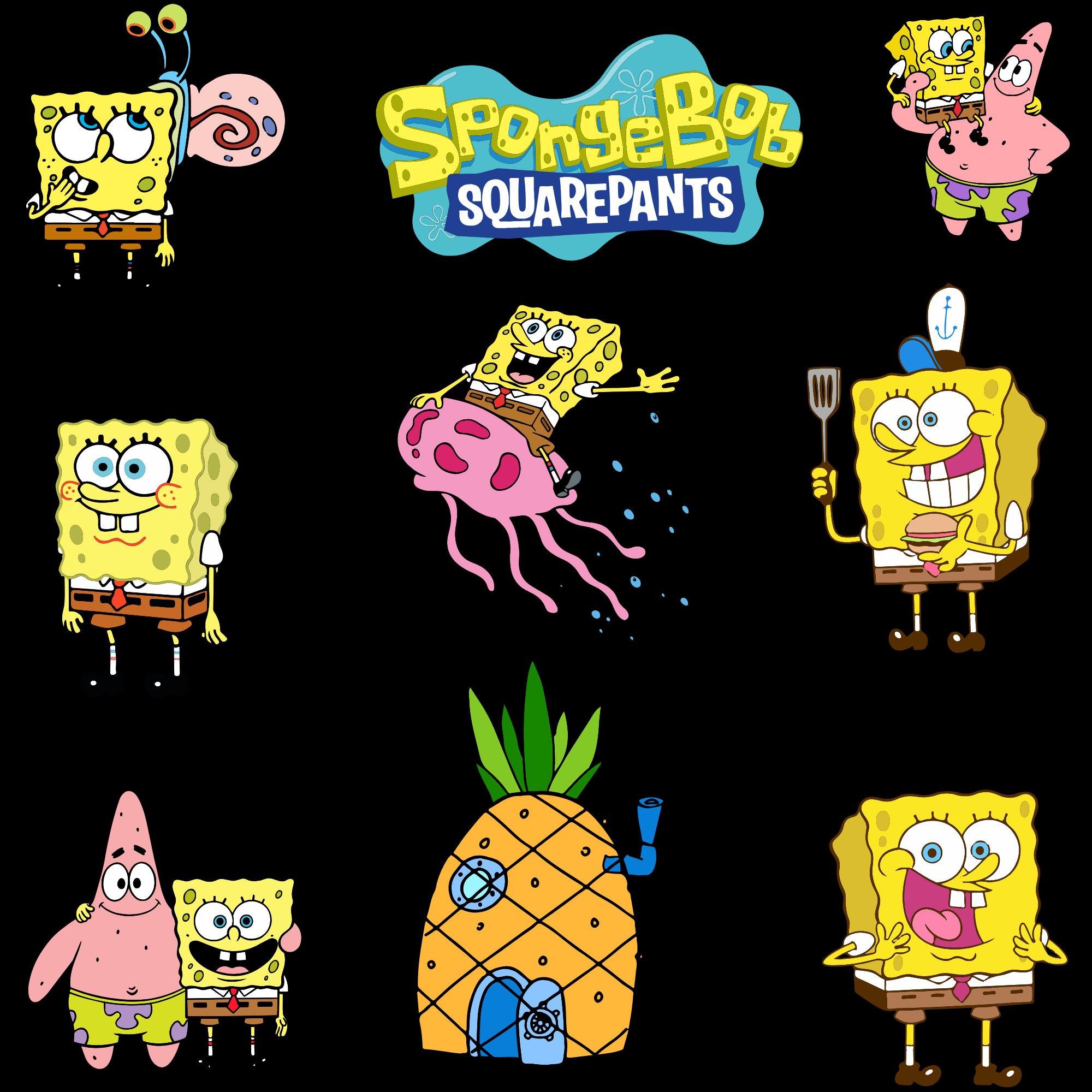 Spongebob Squarepants SVG File - Etsy Canada