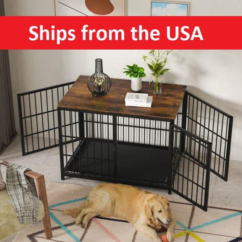 Modern Dog Crate - Etsy