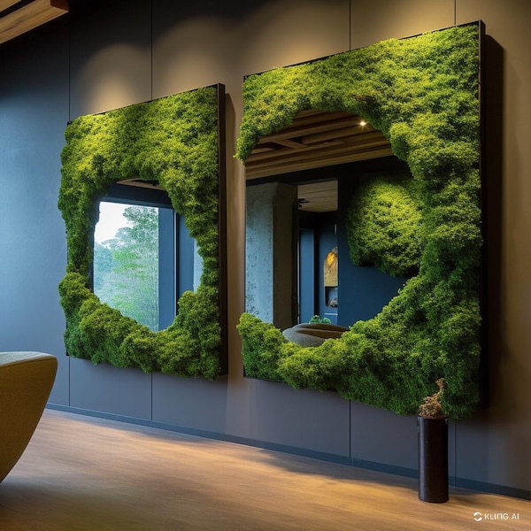 Moss Mirror - Etsy