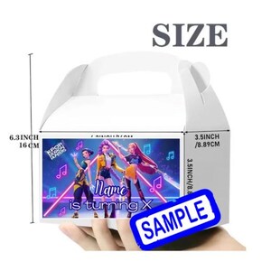 K-pop Demon Hunters/huntrix Gable Box Labels/treat Box Labels Template ...