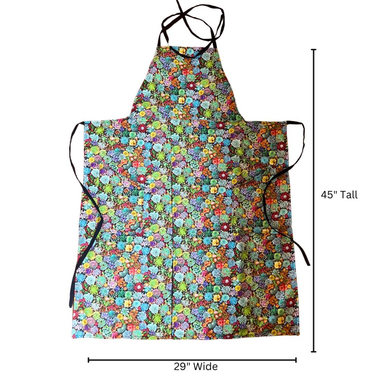 Pottery Apron, Garden Party Print - Full Coverage, Split Leg, 2 Pockets ...