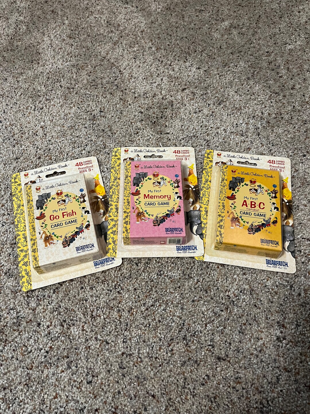 3 New in Package Little Golden Book Theme Card Games - Etsy