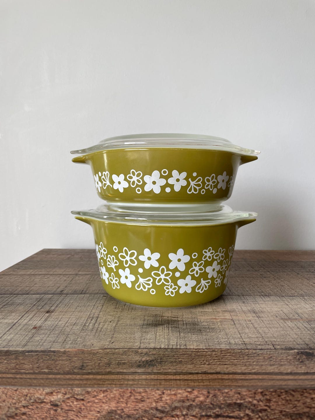 Vintage Pyrex Spring Blossom 471 473 Casserole Dish - Etsy