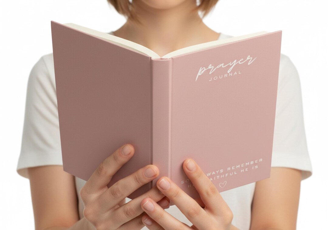 Pink Faith Scripture Prayer Journal Hardcover, Prayer Reflection ...