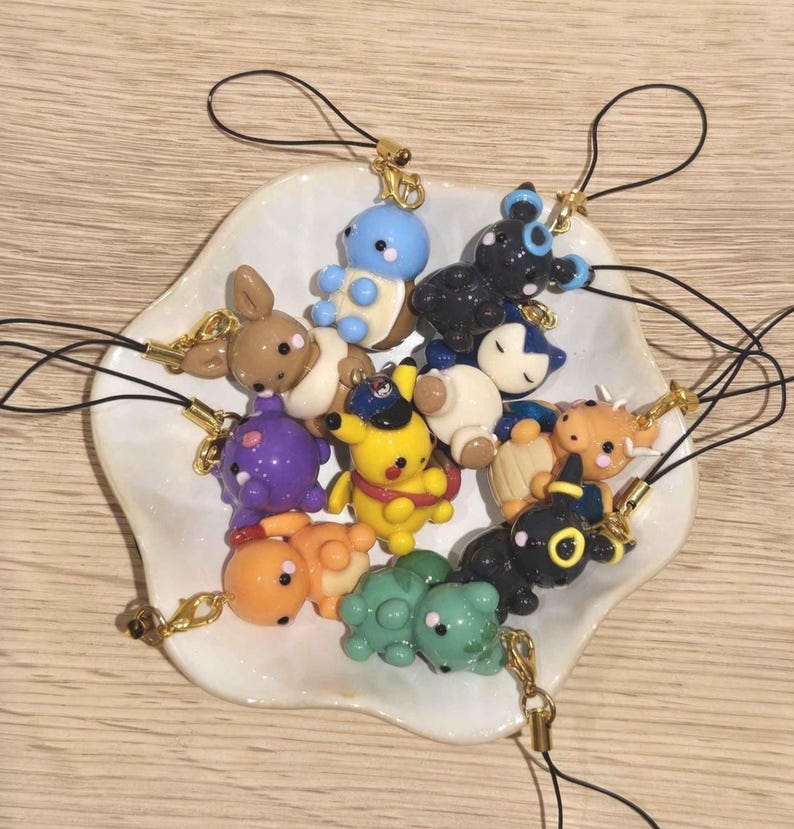 Pkmn Keychain / Phone Charm / Charm - Etsy